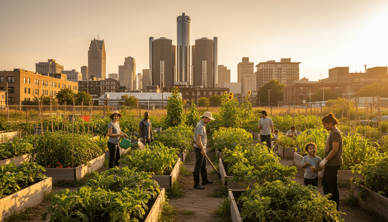 Detroit’s Green Revolution: How Urban Farming is Reclaiming Vacant Land ...