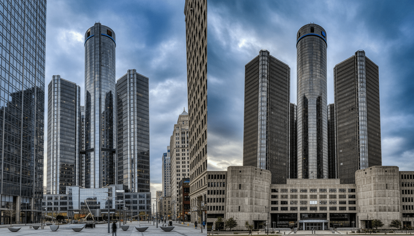 GM Unveils New Detroit Headquarters at Hudson's Site Amid Industry ...