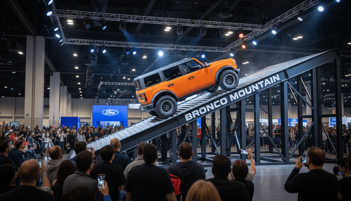 Thrills at Huntington Place: Ford Bronco Driving Experience Dominates ...