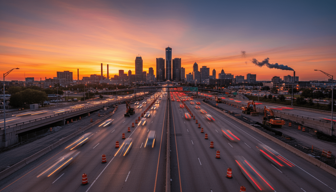 Detroit Road Closures: Massive Infrastructure Projects Redefine City ...