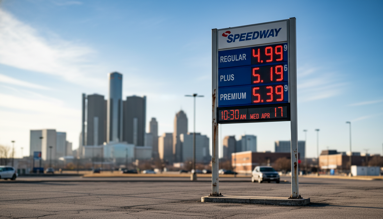 Michigan Gas Prices Spike: Detroit Drivers Face Morning “Sticker Shock ...